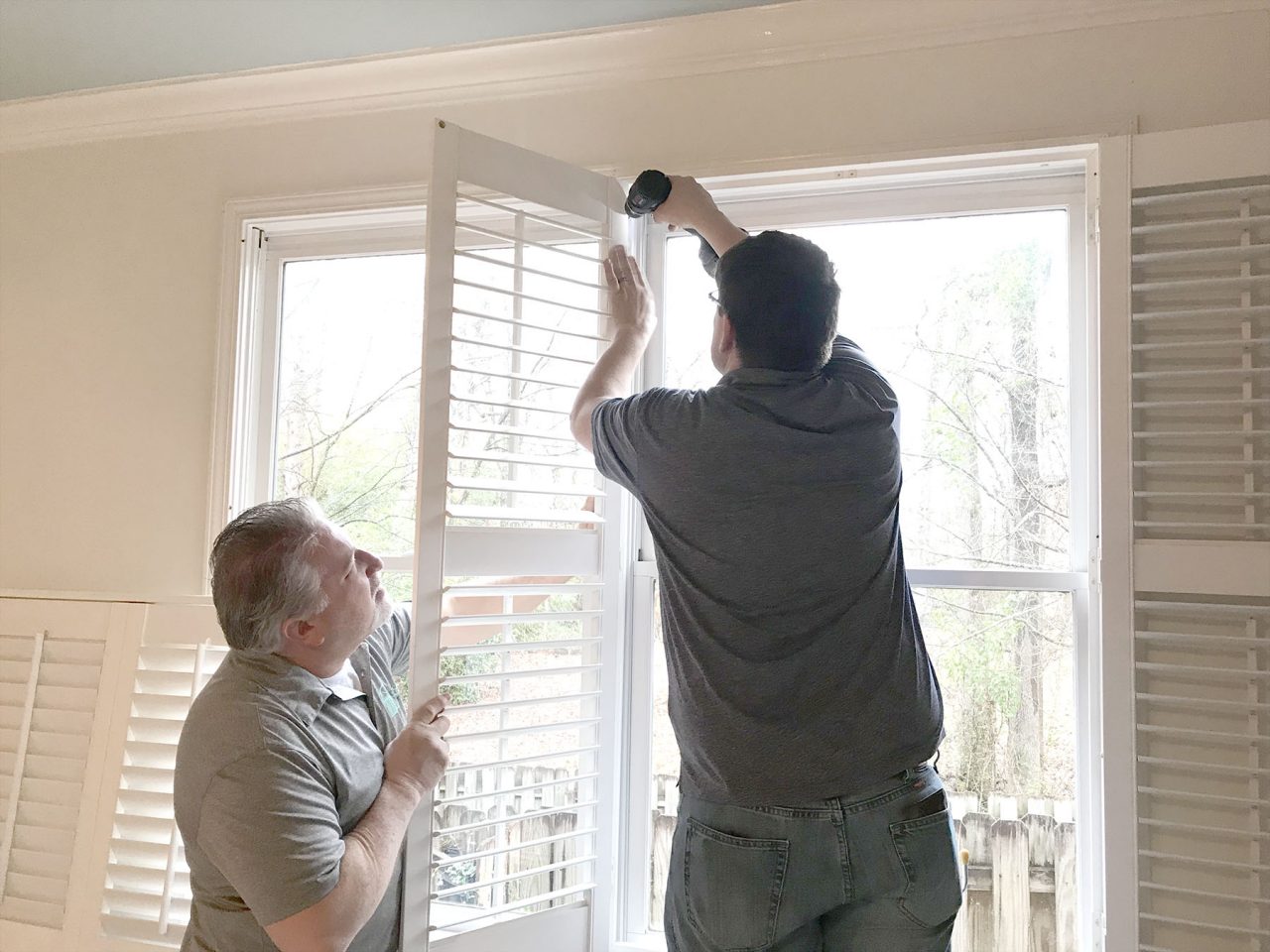 Master Bedroom Makeover - Custom Blinds & Shutters